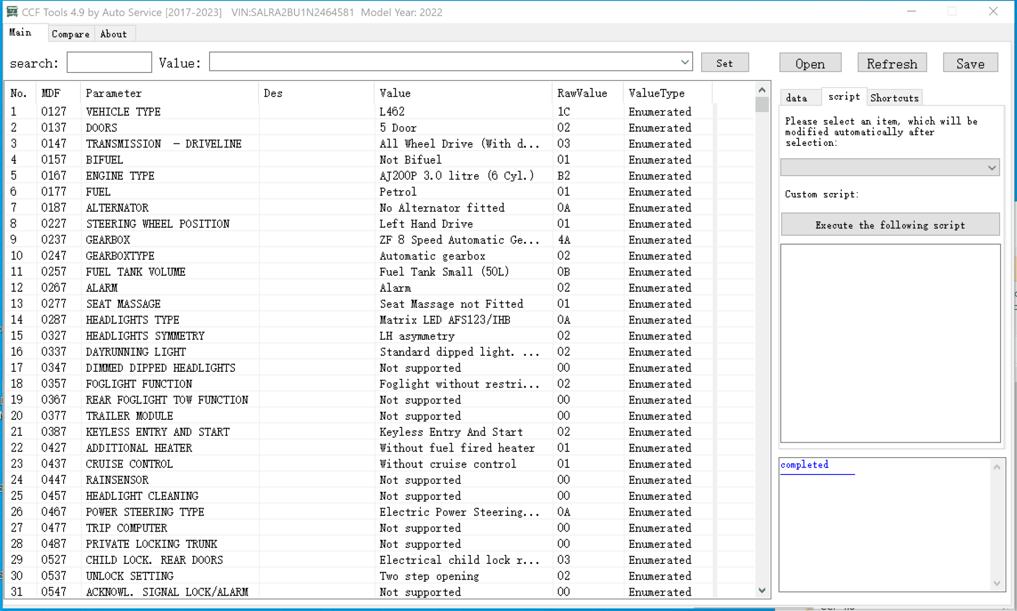 New JLR CCF Tools 4.9 CCF Editor for JLR 2017-2024 | SX JLR Engineering ...