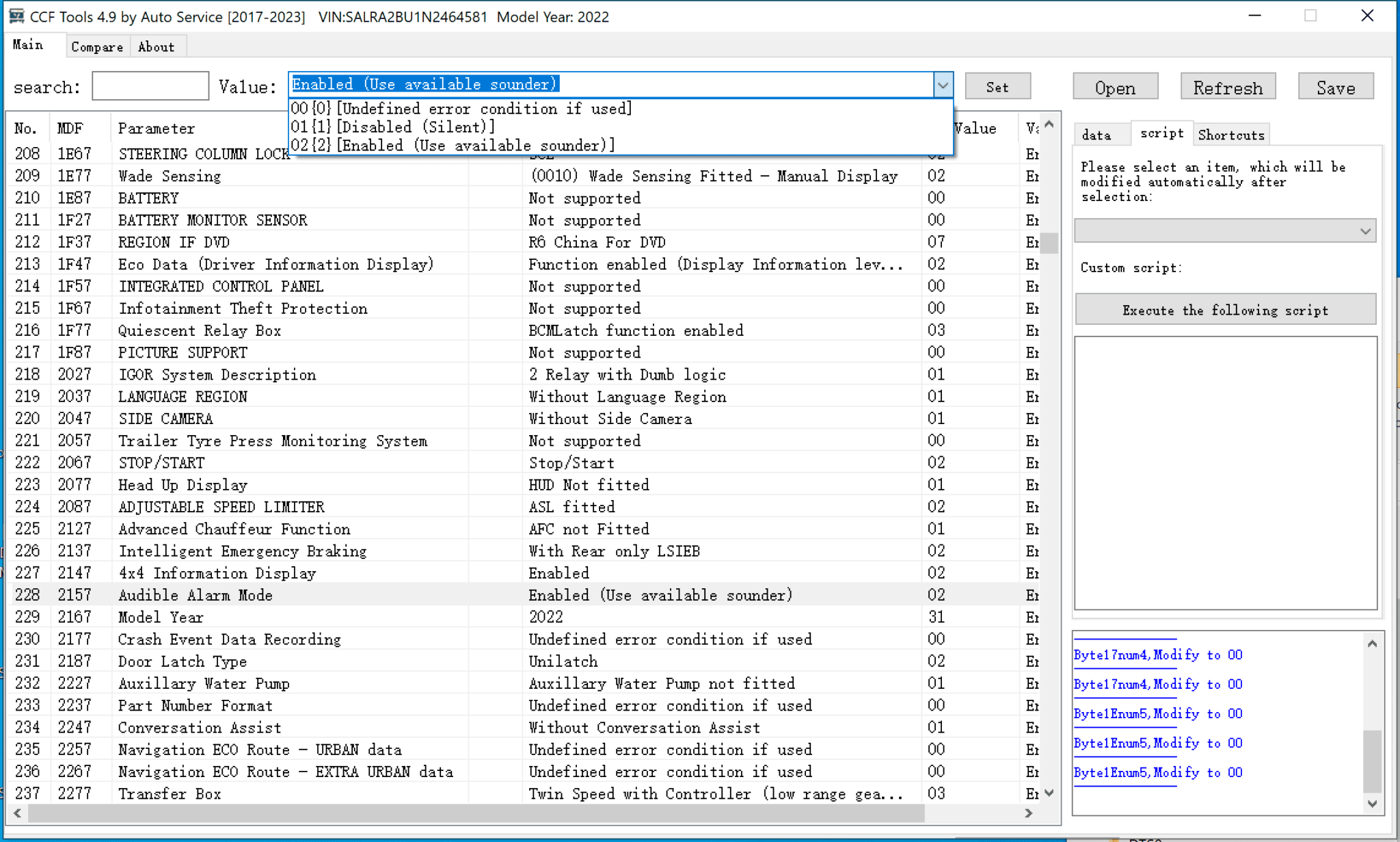 New JLR CCF Tools 4.9 CCF Editor for JLR 2017-2024 | SX JLR Engineering Tool