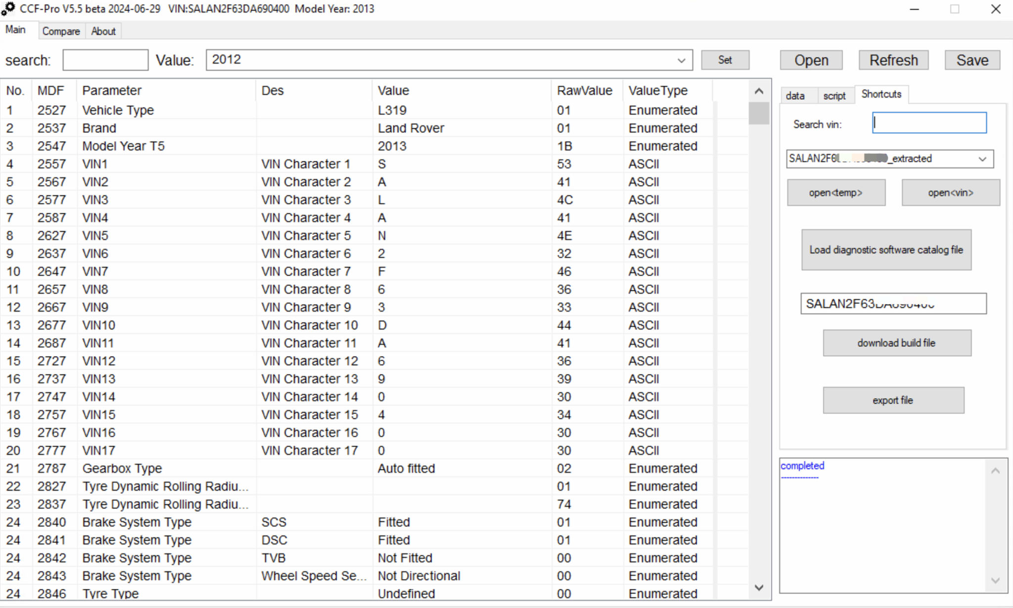 CCF-PRO CCF Editor for Jaguar Land Rover 2006-2024 | SX JLR Engineering Tool