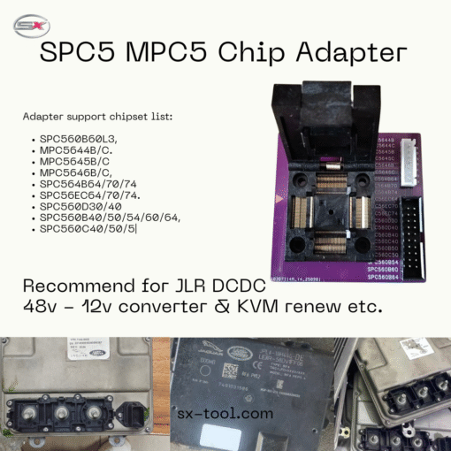 SPC5 MPC5 Chip Adapter | Solder-Free ECU & KVM Data Reader